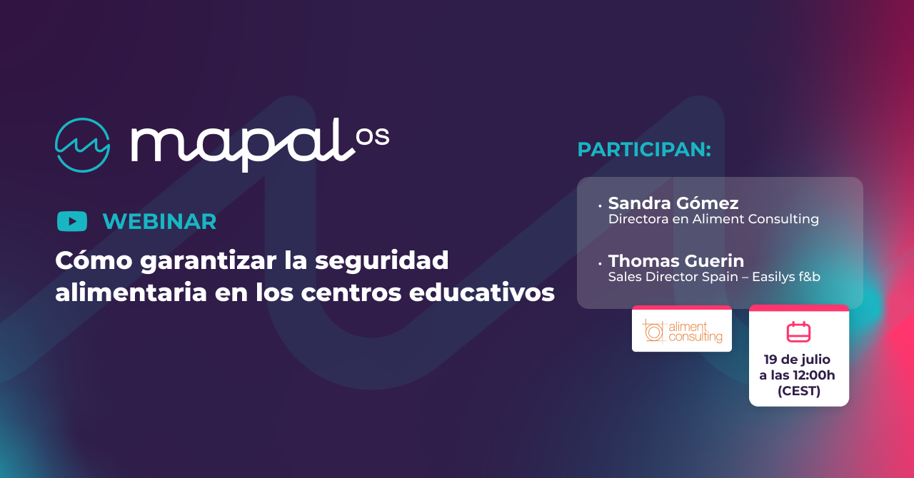 Webinar: Cómo garantizar la seguridad alimentaria en los centros educativos