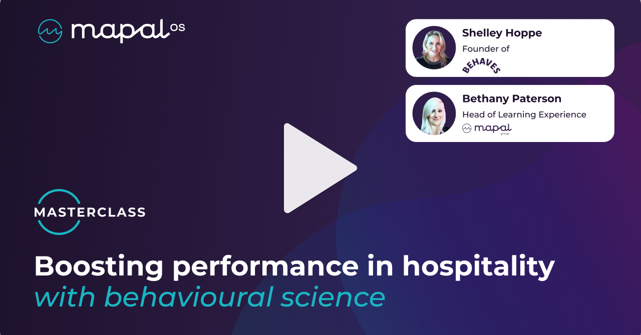 Webinar: Using behavioural science to enhance team performance in hospitality