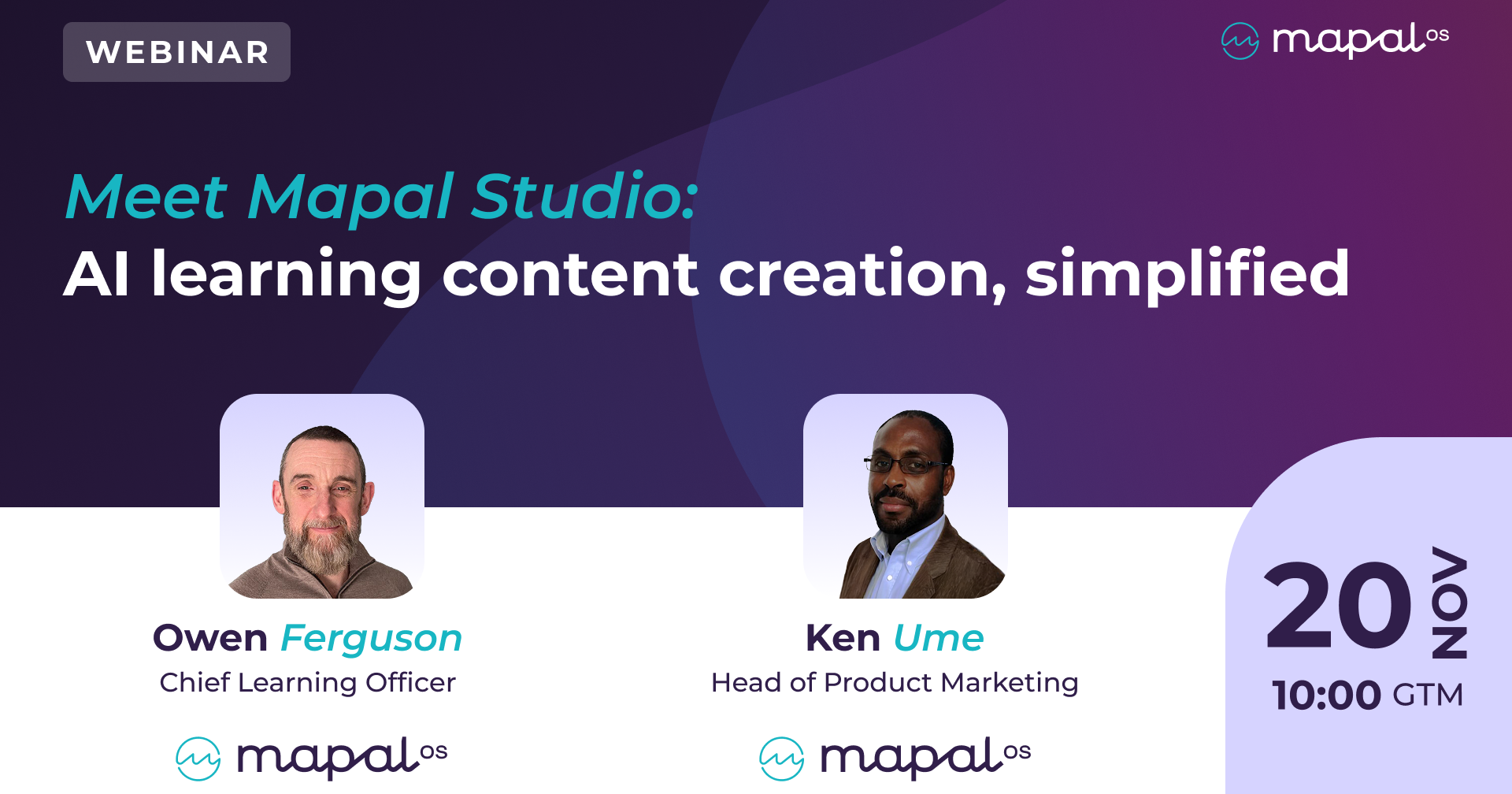 [webinar] Meet Mapal Studio: AI-Powered learning content creation for ...